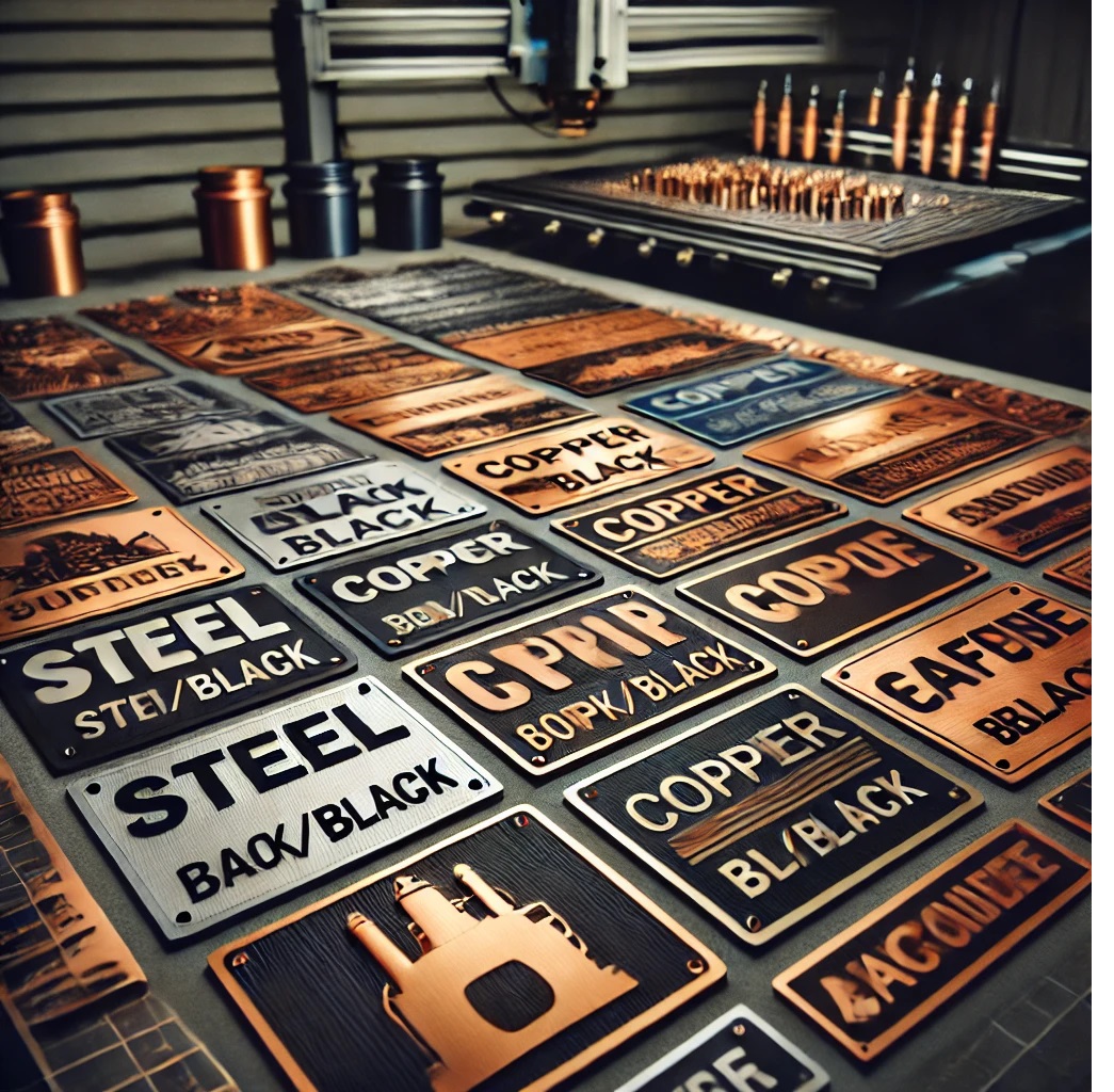 Placas de Plastico ABS Graboply Bi color para corte y grabado